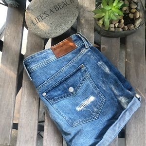 H&M | Shorts | Hm Frayed Denim Shorts | Poshmark